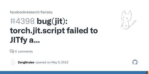 Bugjit Torchjitscript Failed To Jitfy A Sequencegenerator