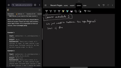Course Schedule Ii Youtube