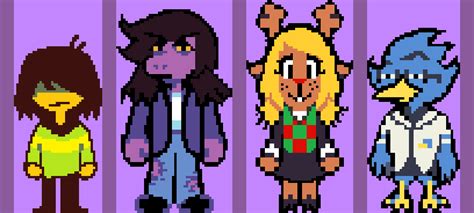 The Light Nerds But I Shoddily Smoothed Them To 2x Their Normal Resolution Rdeltarune