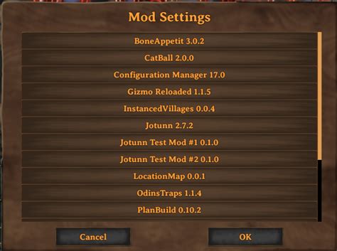 Github Valheim Moddingmodsettings Display And Edit Bepinex Config