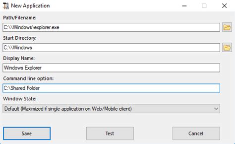 Secured Folder Sharing TSplus Remote Access