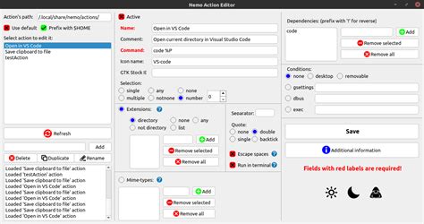 Github Kamil4567nemo Action Editor Editor For Nemo Actions