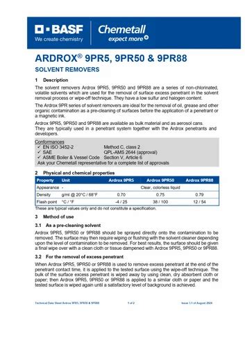 Ardrox 9pr5 At ₹ 1600 Aircraft Cleaners In Kalyan Id 2856092146212