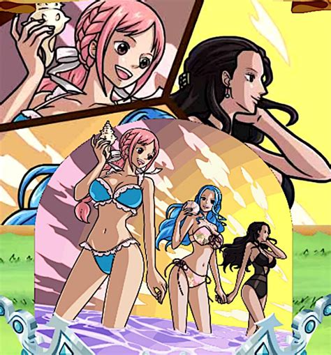 Nefertari Vivi Rebecca One Piece Viola One Piece One Piece Highres Girls Bikini