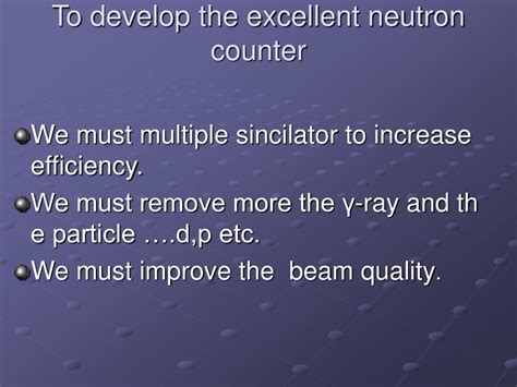 Ppt Development Of The Neutron Counters For The Spin Dipole Resonance Powerpoint Presentation