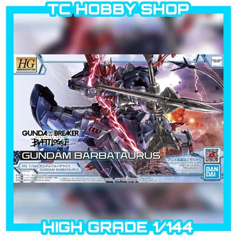 Ready Stock Bandai Hg 1144 Gundam Barbataurus Mobile Suit Gunpla