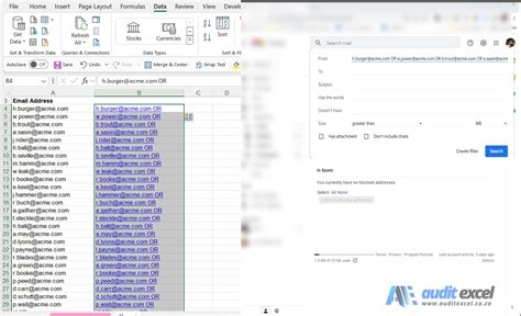 Creating A Filter For Multiple Email Addresses In Gmail Using Excel • Za