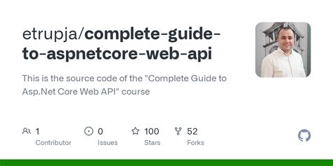 github etrupja complete guide to aspnetcore web api this is the