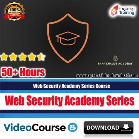 Web Security Academy Series Course Expert Training