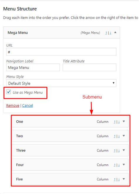 Mega Menu Enfold Documentation