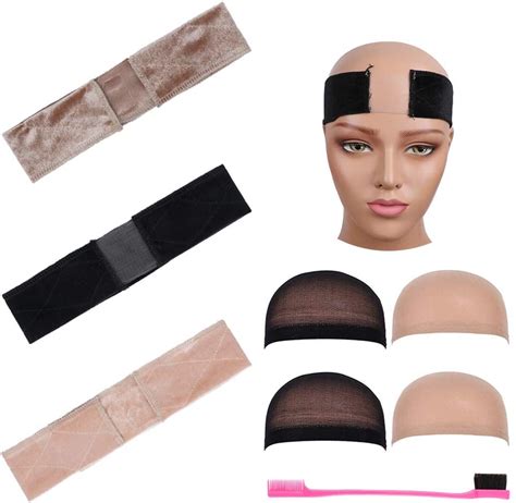 3 Pieces Lace Wig Grip Band Velvet Adjustable Non Slip Wig Gripper