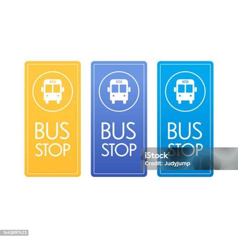 버스 정류장 기호 벡터입니다 버스 정류장 포스트 벡터 플랫 머티리얼 디자인 개체입니다 흰색 배경에 격리된 그림 0명에 대한 스톡 벡터 아트 및 기타 이미지 Istock