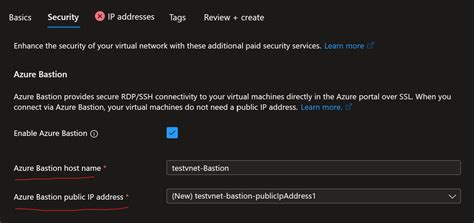 Bastion Host Required Information Missing In The Instructions · Issue 105620 · Microsoftdocs
