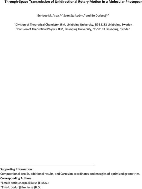 Transmitting Molecule