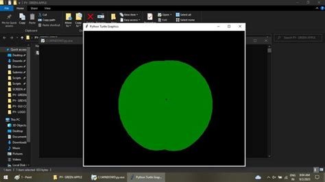 Python Program To Basic New Tkinter Py Green Apple Using The Python