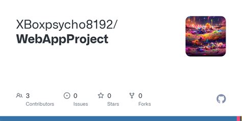 GitHub XBoxpsycho WebAppProject
