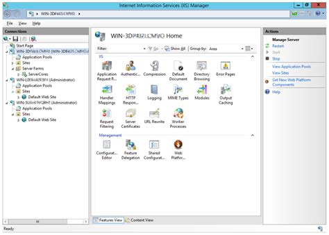 configure an iis server core server for remote management the best c