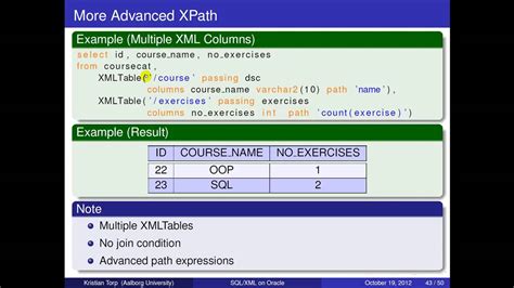 Sqlxml On Oracle Del 4 Youtube