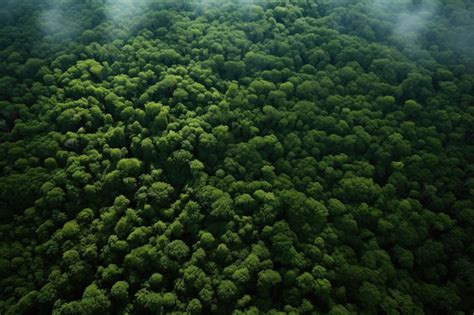 Premium Photo Aerial View Of Green Forest Top View Of Dense Forest Aerial View Of A Forest Ai