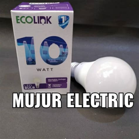 Jual Ecolink Led Bulb 10 Watt 3000k Warm White Shopee Indonesia