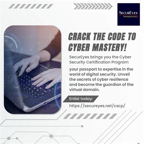 Secureyes On Linkedin Cscp Cybersecuritycertificationprogram Secureyourfuture Digitaldefense