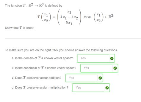 solved the function t r2→r3 is defined by