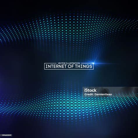 사물의 인터넷 배경 Iot 기술 배경 Eps 10 3차원 형태에 대한 스톡 벡터 아트 및 기타 이미지 3차원 형태 Dj Smart City Istock