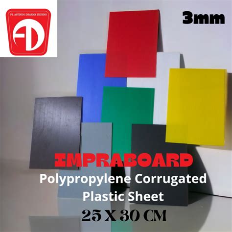 Jual Impraboard Pp Board 25 X 30 Cm 3mm Shopee Indonesia