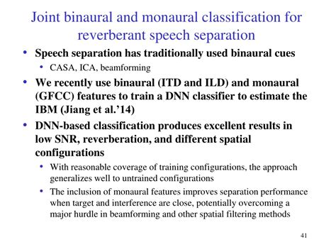 Ppt Deep Neural Networks For Supervised Speech Separation Powerpoint Presentation Id9693398