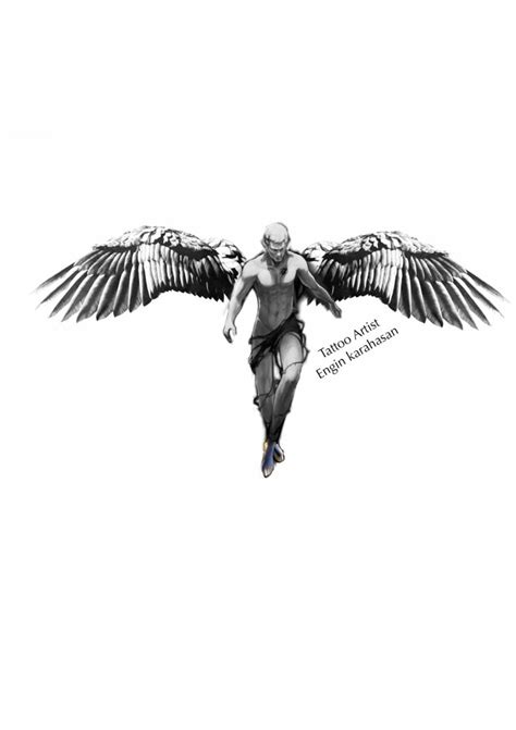 Vinnie Hacker Tattoo Back Tattoos For Guys Angel Back Tattoo Angel Tattoo Men