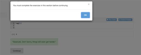 Continue Button Has Stopped Working On Tutorials Deployed To Shinyapps
