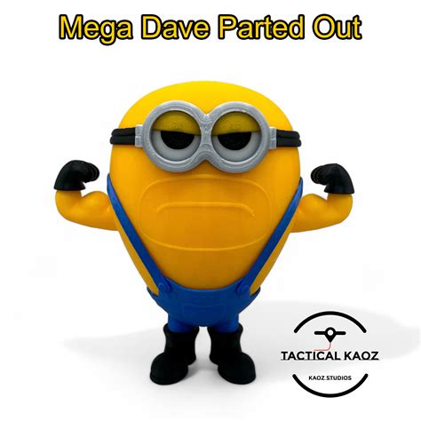 Mega Dave Despicable Me Parted Out 3d Model By Tactical Kaoz On Thangs