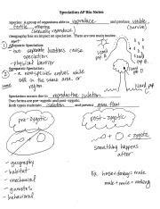 Understanding Speciation Modes And Barriers In AP Biology Course Hero