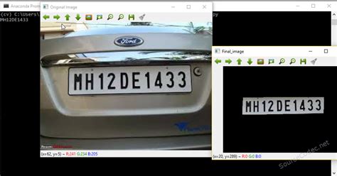 Source Code Project For Reading License Plates In Python