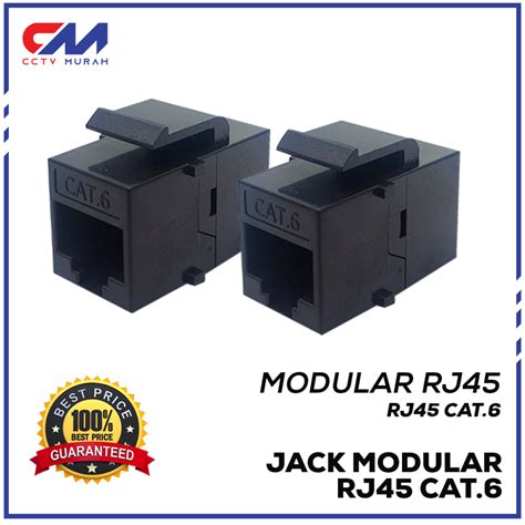 Jual Jack Modular Rj45 Cat6 Konnektor Modular Rj45 Cat6 Shopee Indonesia