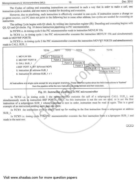 Microprocessors And Microcontrollers BE IT Information Technology Semester SE
