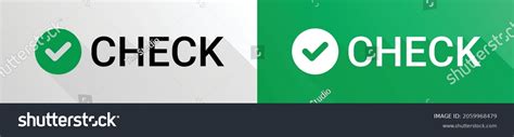 Check Tick Mark Button Icon Vector Stock Vector Royalty Free