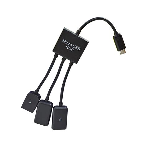 Micro Usb Hub Otg 1 To 3 Cable Boxput Official