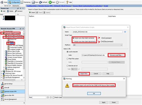 Configure Secure Client Anyconnect Scripts Cisco