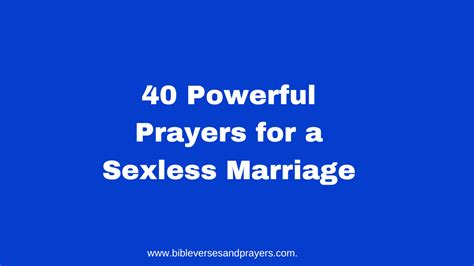 40 Powerful Prayers For A Sexless Marriage
