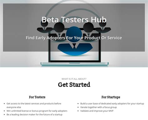 Beta Testers Hub