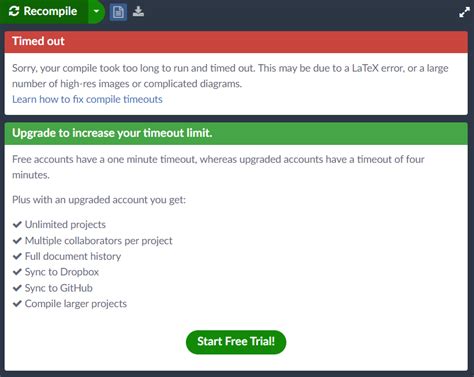 Errors Overleaf Includepdf Causing Compilation Timeout Due To An