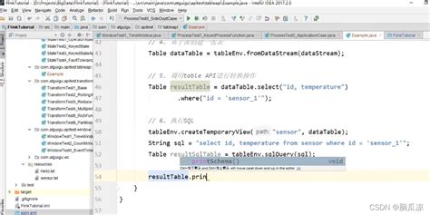 大数据 flink java版 table api 和 flink sql 1 基本介绍和简单示例 flink工作笔记0081