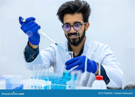Light Laboratory Room With Beakers With Colourful Fluids Created Using Generative Ai Technology