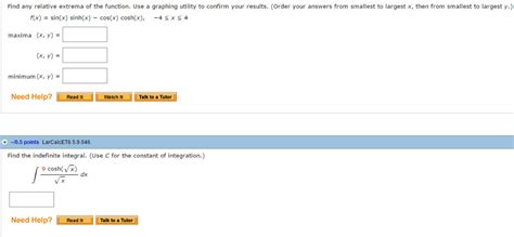 solved find any relative extrema of the function use a