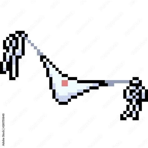 Vector Pixel Art Girl Panty Stock Vector Adobe Stock