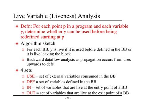 Control Flow Iv Control Flow Optimizations Start Dataflow Analysis