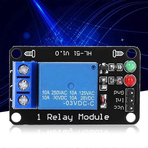 1 Way Relay Driver Module With Led Indicator Microcontroller Compatible