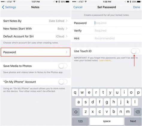 How To Password Protect Notes In Ios 93 And Os X 10114 Macrumors