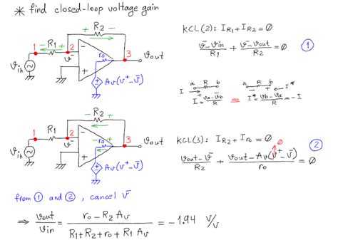 Solved Can You Show The Algebra To Get The Vout Vin Equation Chegg Com